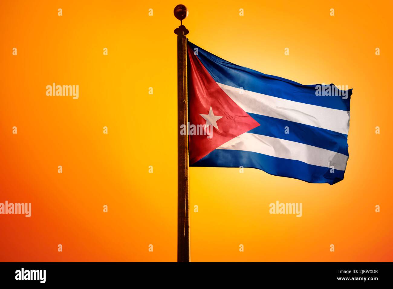 Blue triangle flag hi-res stock photography and images - Alamy