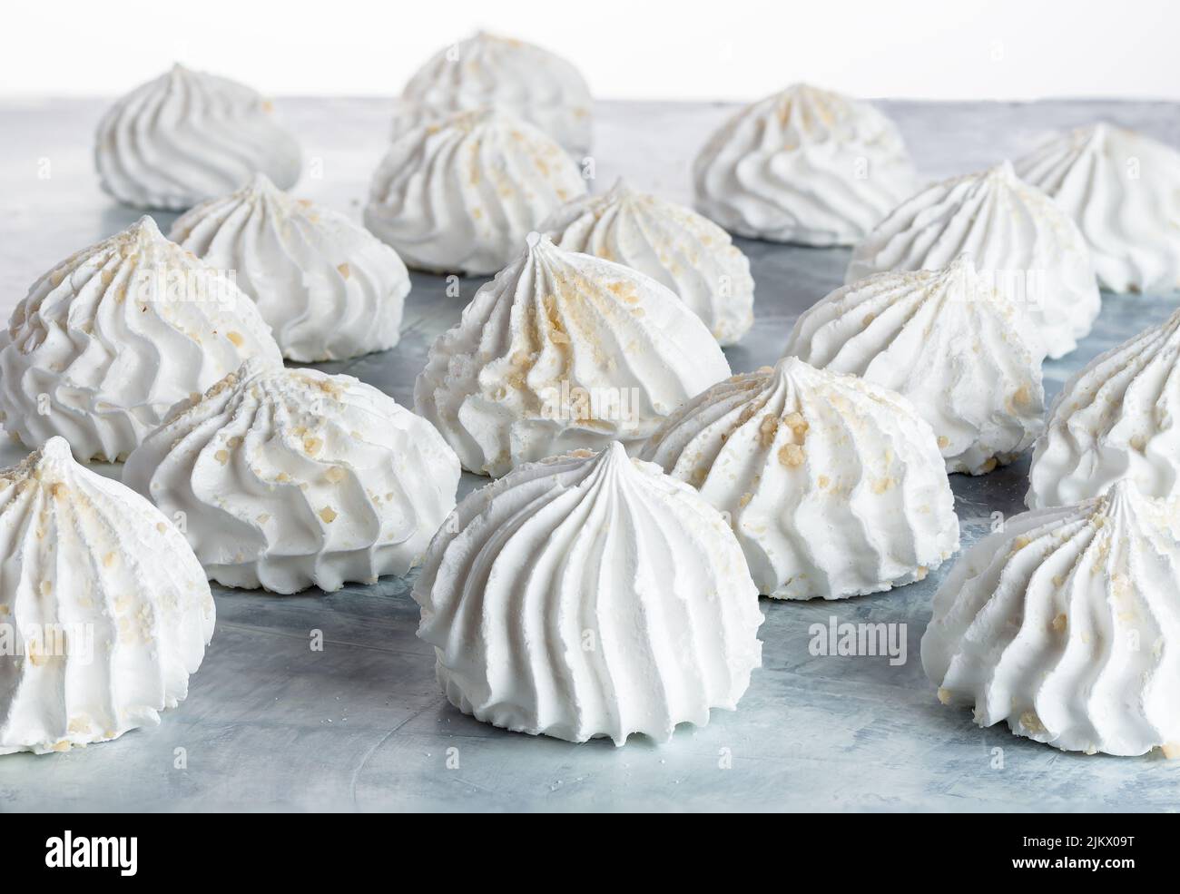 Freshly made meringue cookies hi-res stock photography and images - Alamy