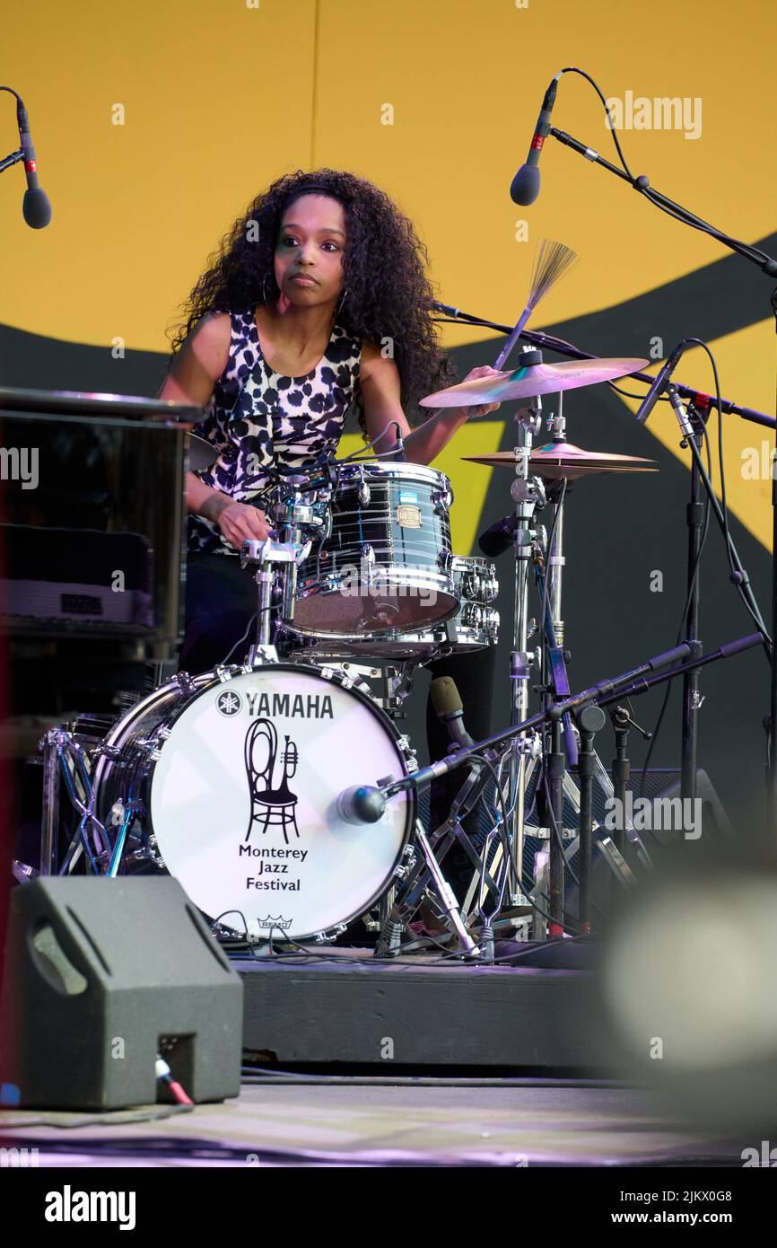 Taylor Moore with Kandace Springs at the 2021 Monterey Jazz Festival ...
