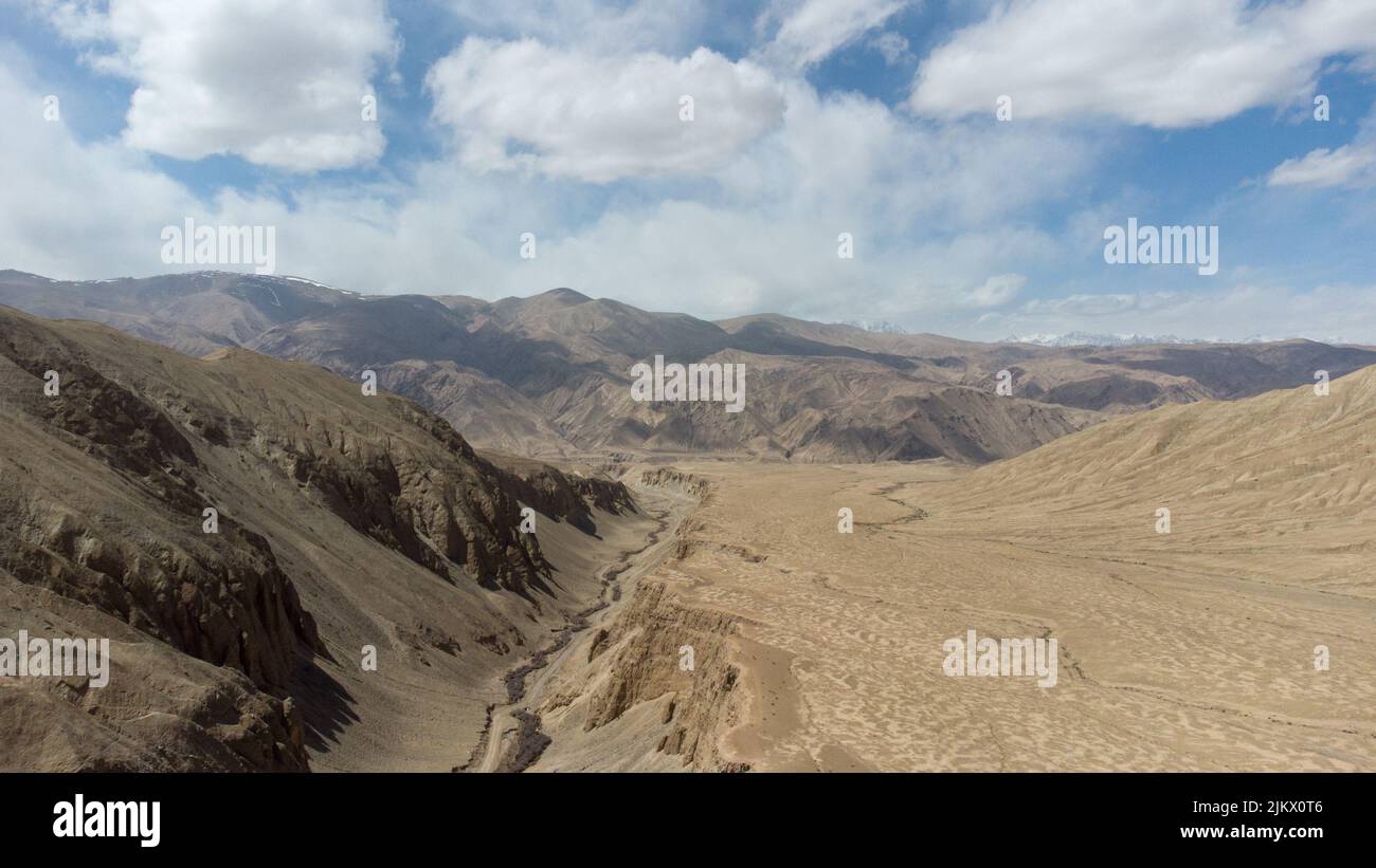 An aerial view of the vast drylands of Logar in Afghanistan Stock Photo ...
