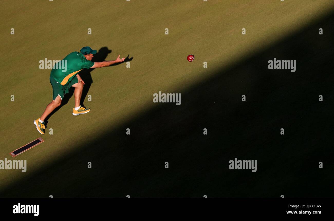 South Africa’s Wayne Rittmuller competes during Men's Fours - Section A ...