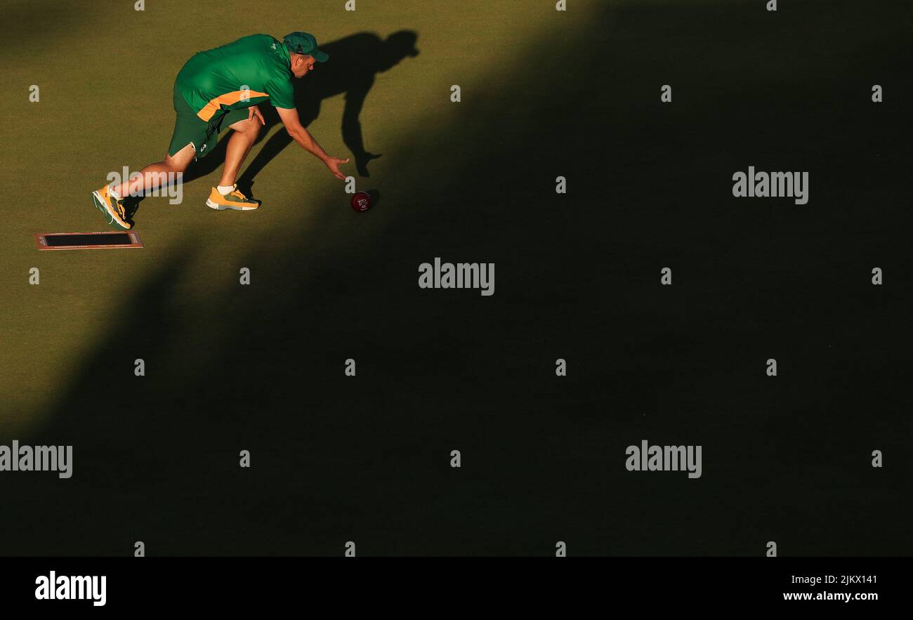 South Africa’s Wayne Rittmuller competes during Men's Fours - Section A ...