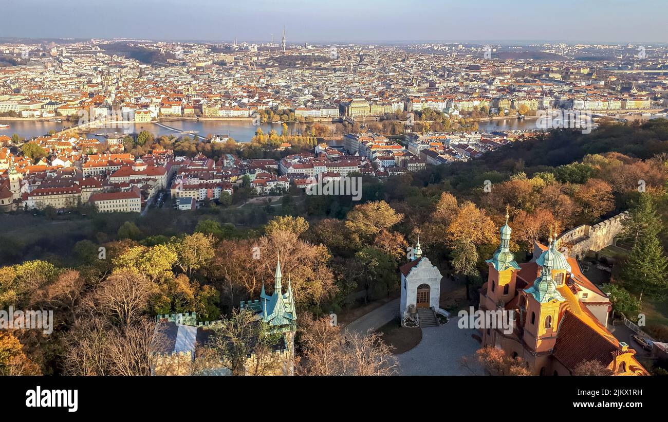 A beautiful view of the cityscape of Prague, Czech Republic Stock Photo ...
