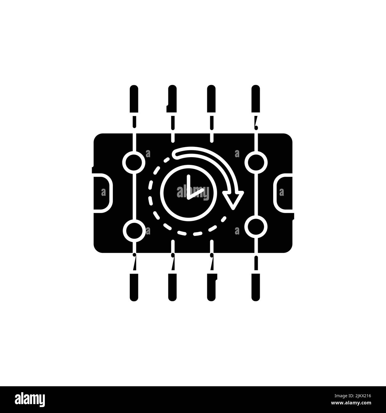 Table soccer rental olor line icon. Pictogram for web page, mobile app ...