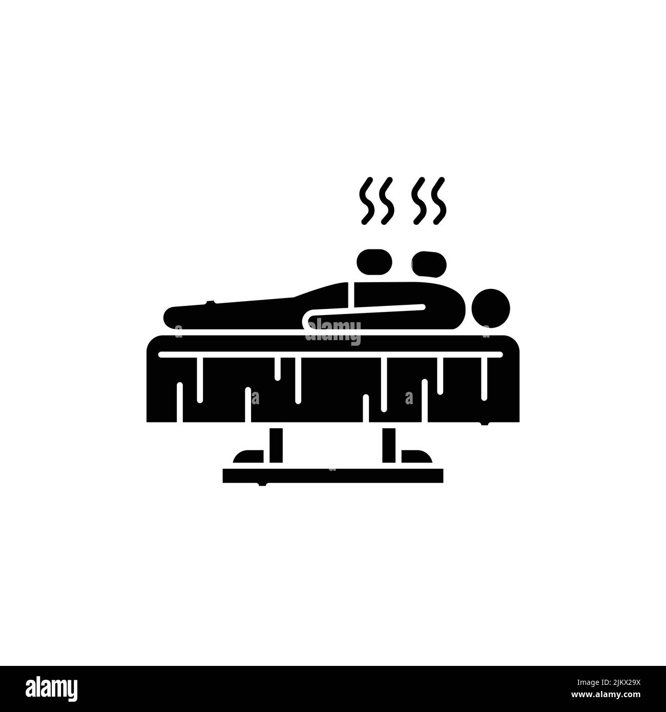 Stone therapy olor line icon. Pictogram for web page, mobile app, promo. UI UX GUI design ...