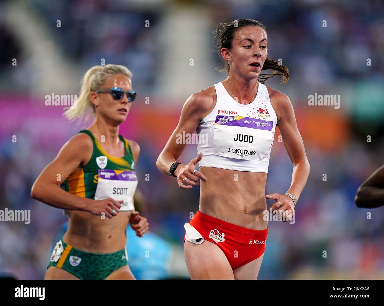 England’s Jessica Judd competes in the Women's 10,000m Final at ...