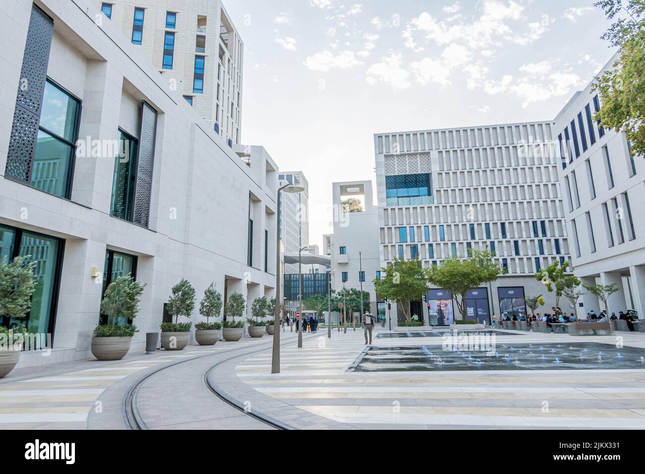 A Msheireb Downtown Doha, The New Centre of Doha Stock Photo - Alamy