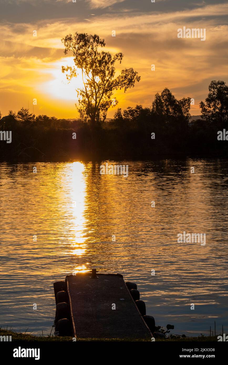 Vertical shot sunset above hi-res stock photography and images - Alamy