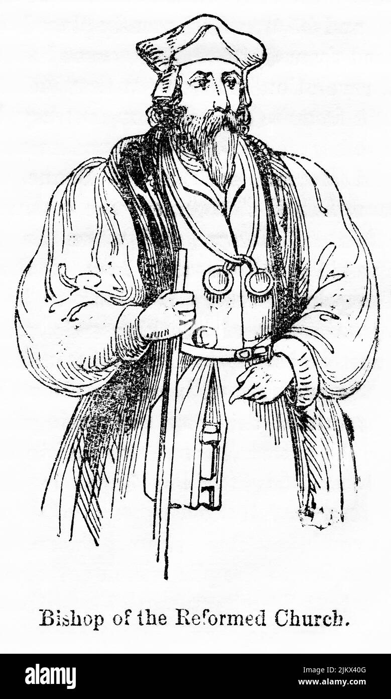 Bishop of the Reformed Church, Illustration from the Book, "John Cassel ...