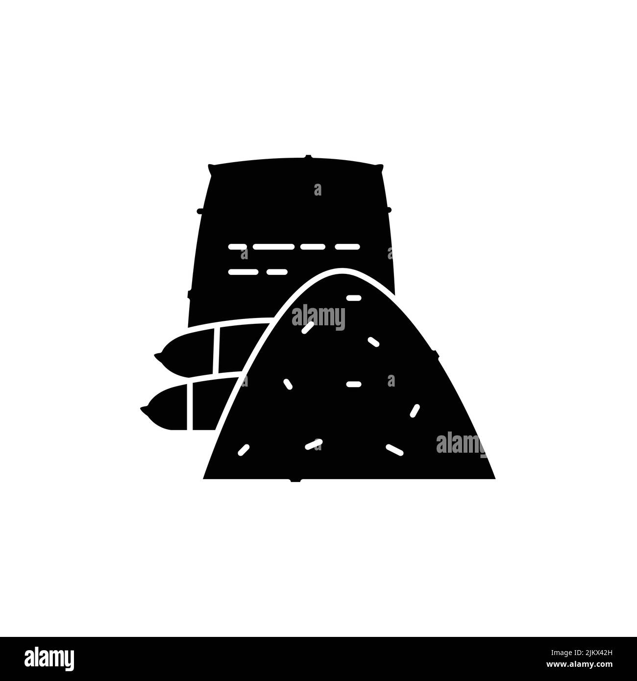 Road concrete olor line icon. Road construction. Pictogram for web page ...