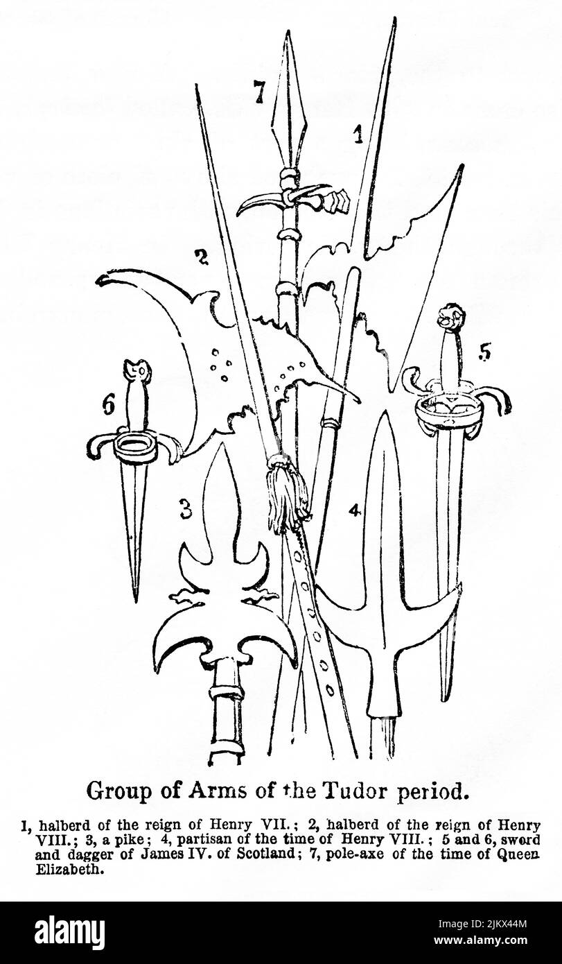 15th century medieval weapons Cut Out Stock Images & Pictures - Alamy