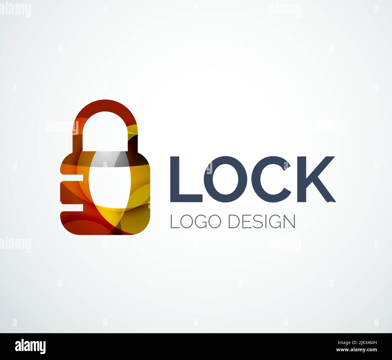 Security icon, Lock logo, absract design Stock Vector Image & Art - Alamy