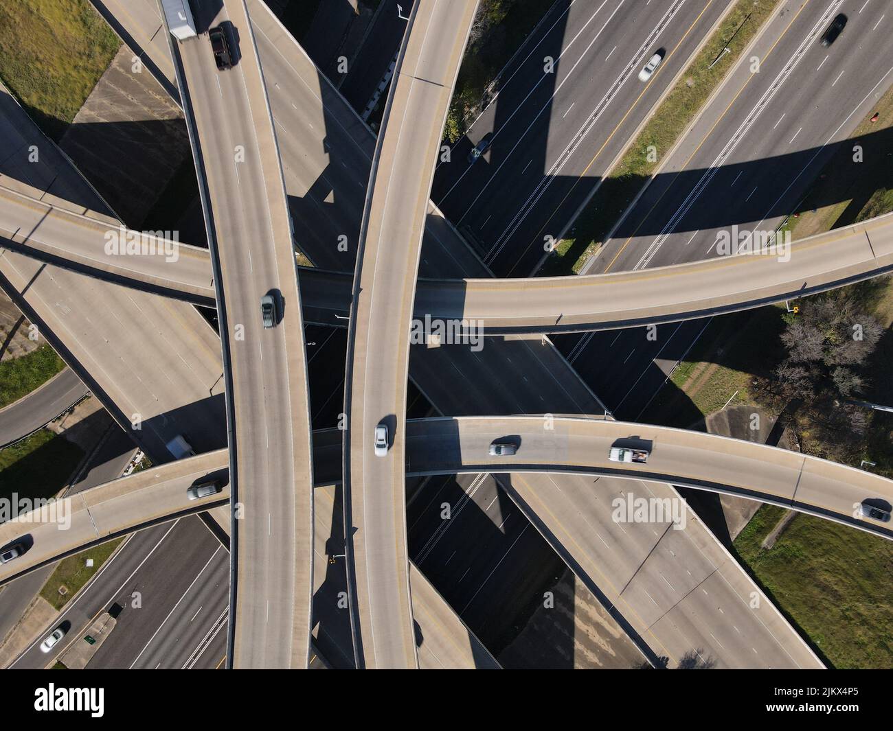 Aerial view of crossing hi-res stock photography and images - Alamy
