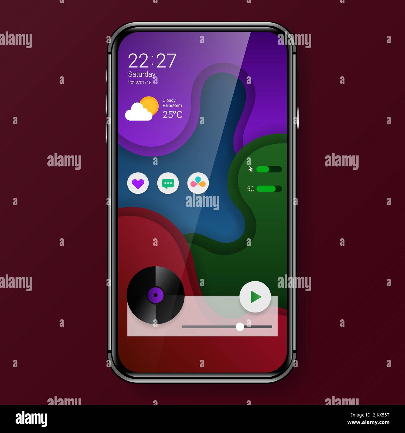 apps user interface realistic Stock Vector Image & Art - Alamy