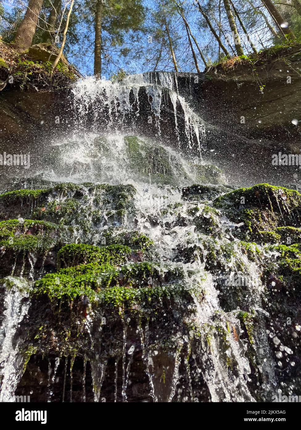 Sunlight waterfall hi-res stock photography and images - Alamy