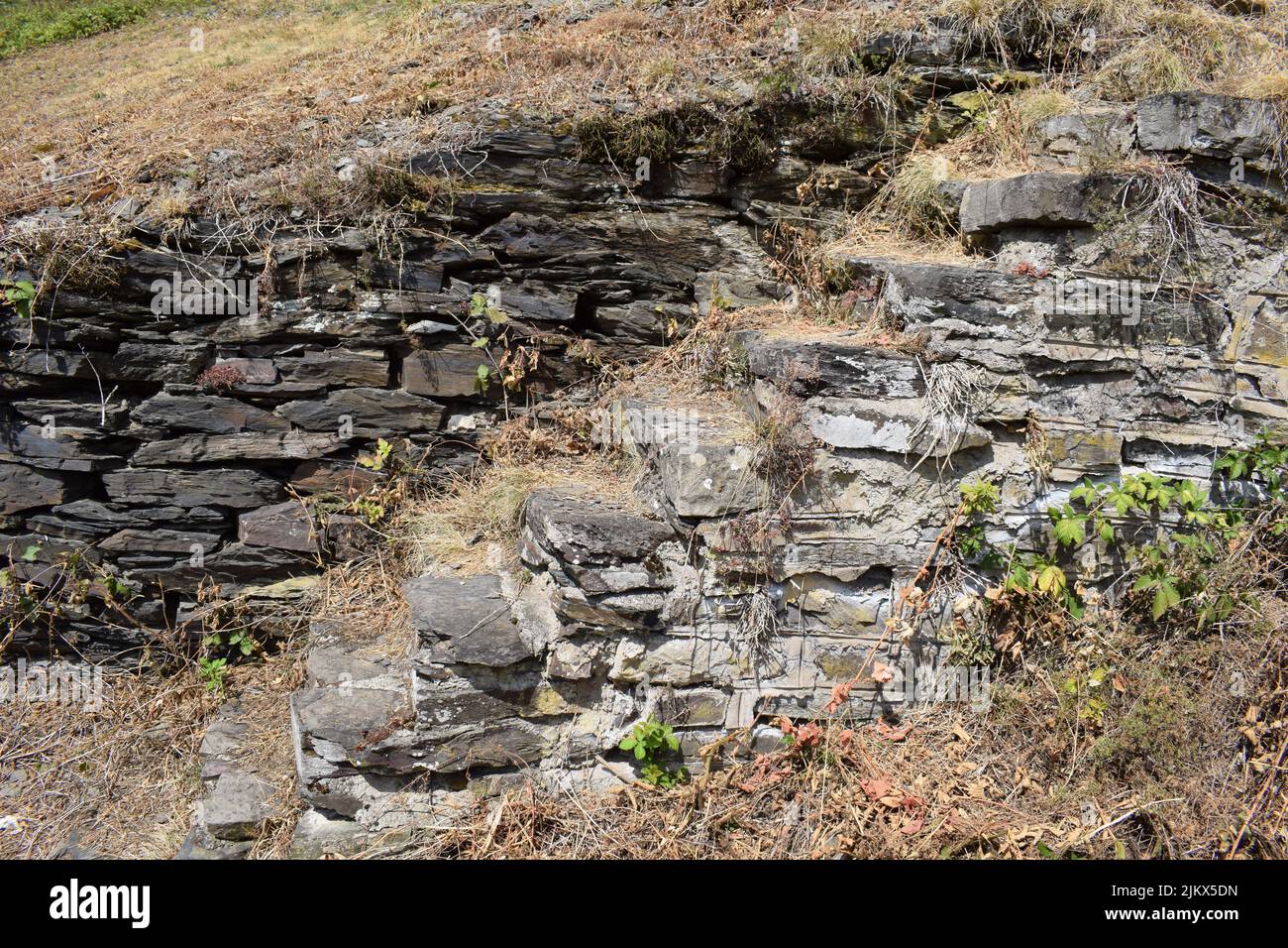 slate stairs in the vineyards Stock Photo - Alamy