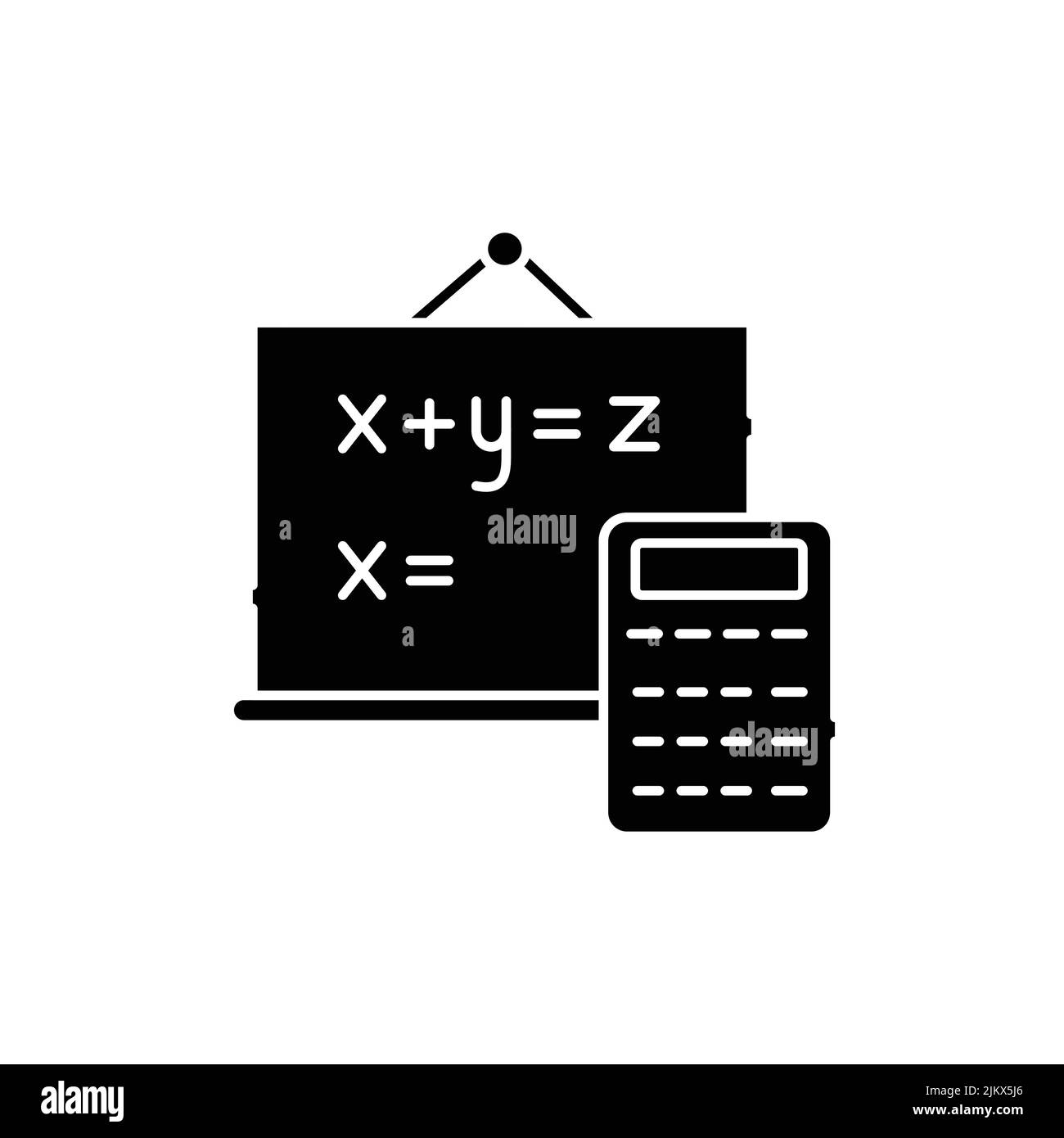 Mathematics olor line icon. Pictogram for web page, mobile app, promo ...