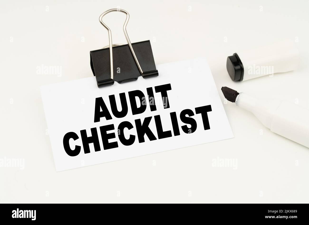 Finance and business concept. On a white background is a marker and a ...