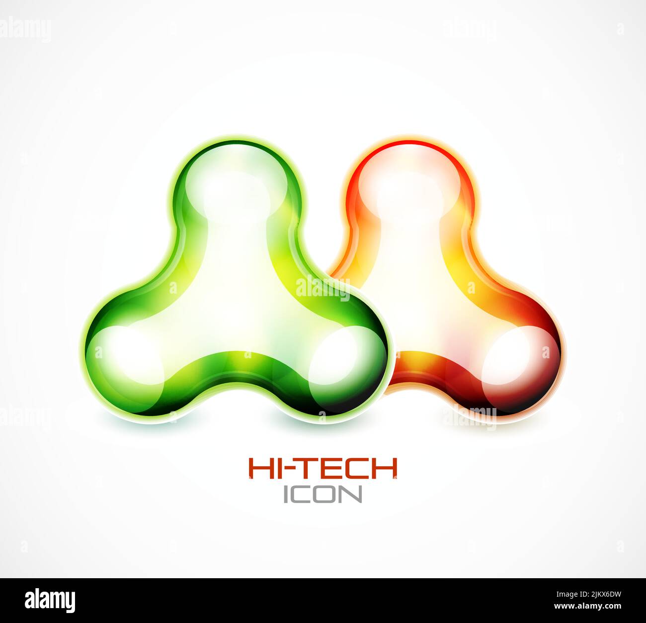 Abstract vector liquid modern techno icon Stock Vector Image & Art - Alamy