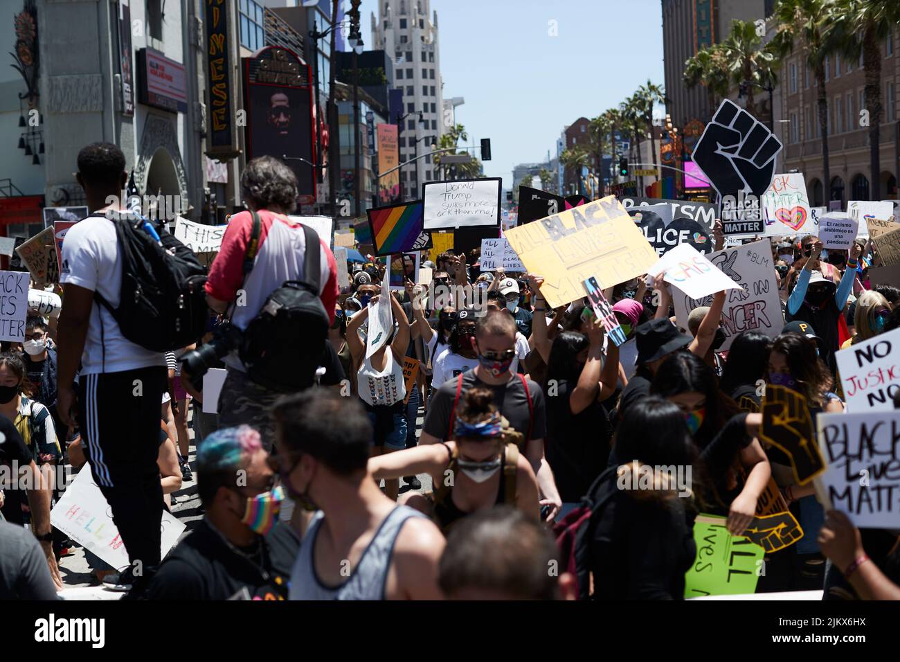 Black lives matter blvd hi-res stock photography and images - Alamy