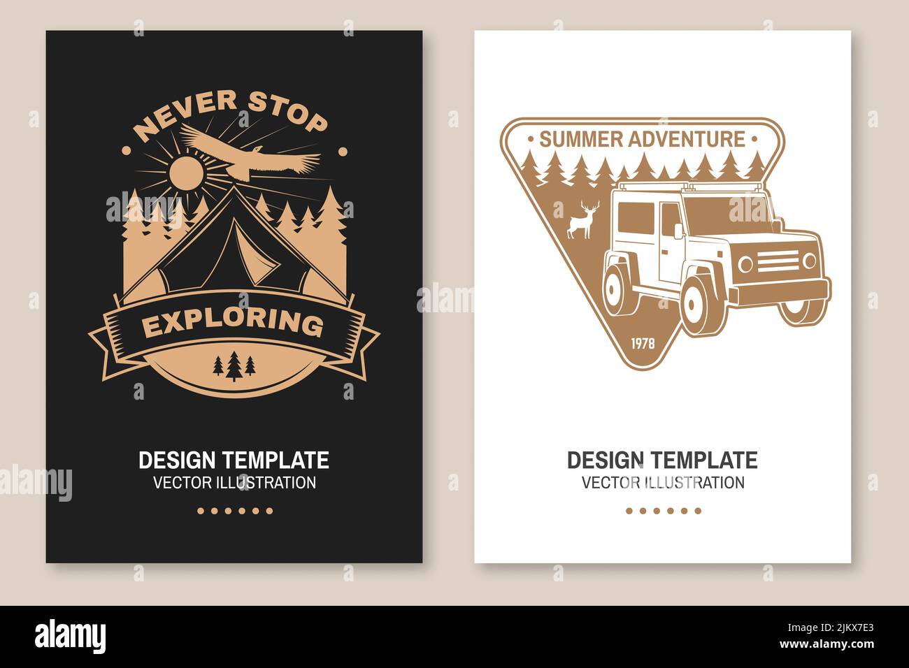 Set of camping inspirational quotes. Vector. Concept for flyer ...