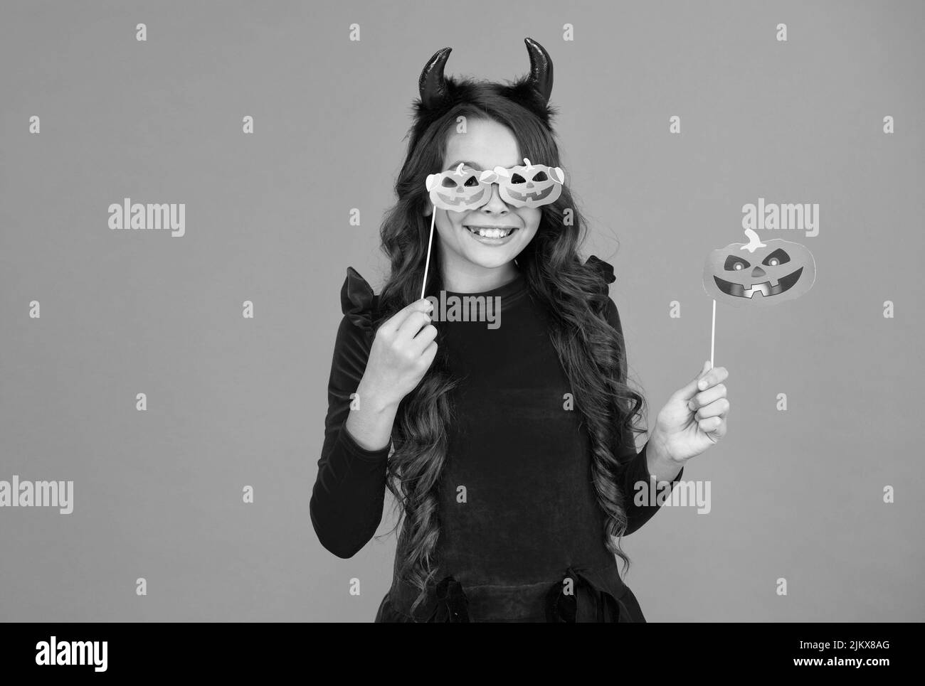 Halloween party. autumn season holidays. childhood leisure. happy ...