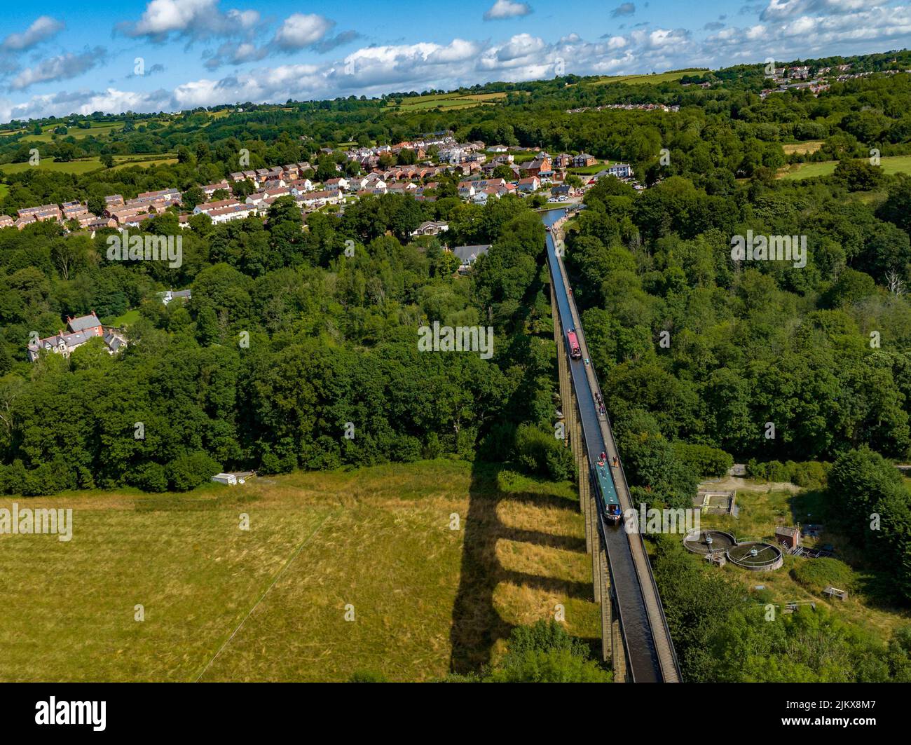 Pontcysyllte aerial hi-res stock photography and images - Alamy