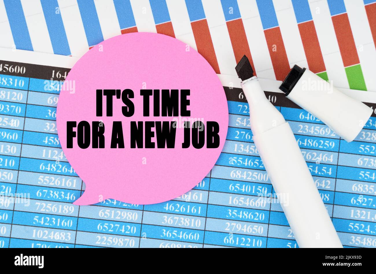 Time new job handwriting hi-res stock photography and images - Alamy