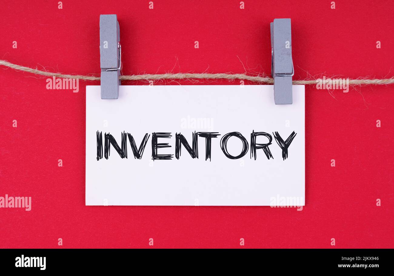 Business and economy concept. A business card with the inscription ...