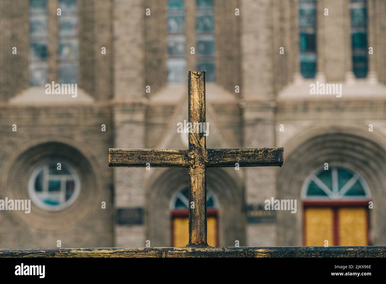 Old cross hi-res stock photography and images - Alamy
