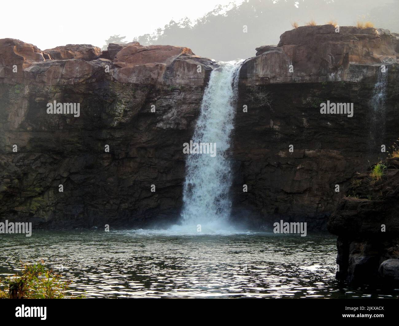 A beautiful view of the Saputara waterfall Stock Photo - Alamy