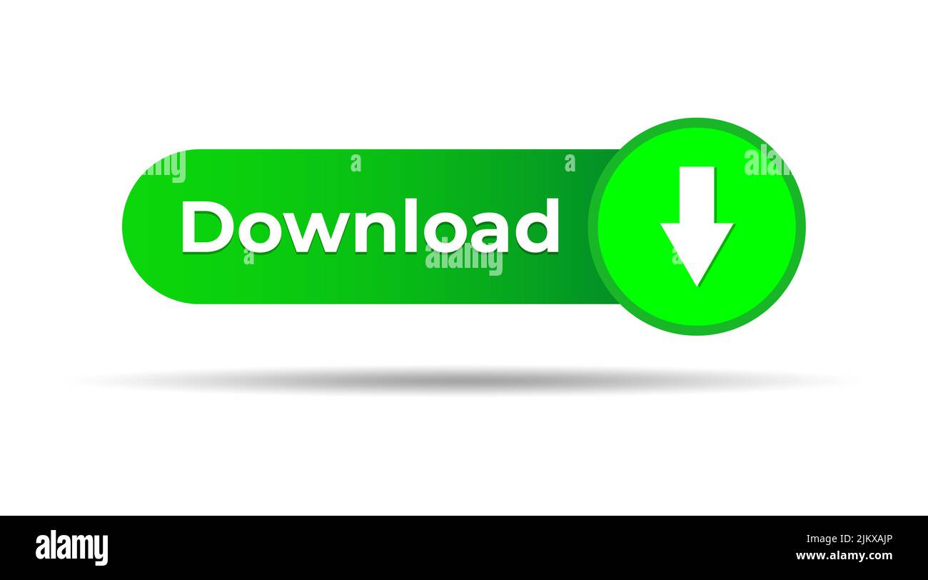 Vector DOWNLOAD button. Download green button graphic illustration ...