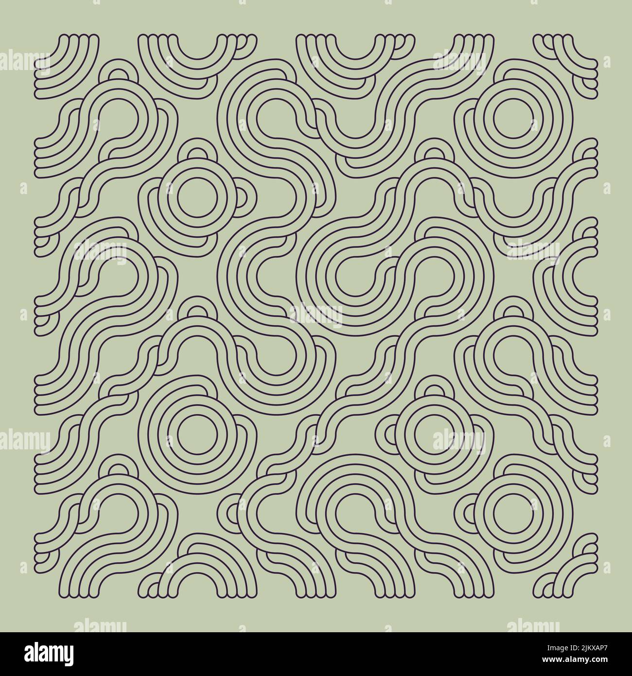 Random color rounded truchet tiling illustration Stock Vector Image ...