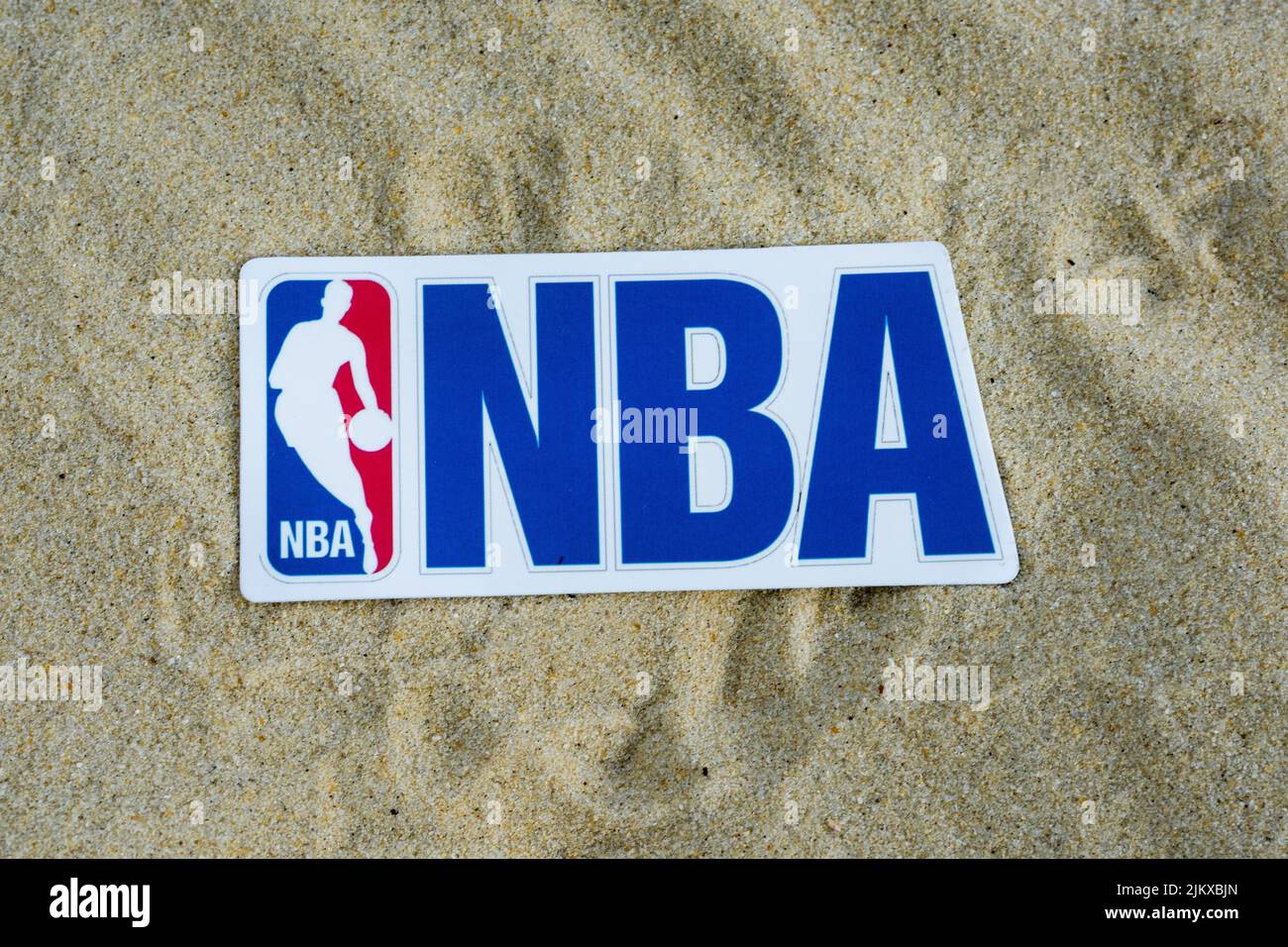 September 15, 2021, Moscow, Russia. The emblem of the National ...