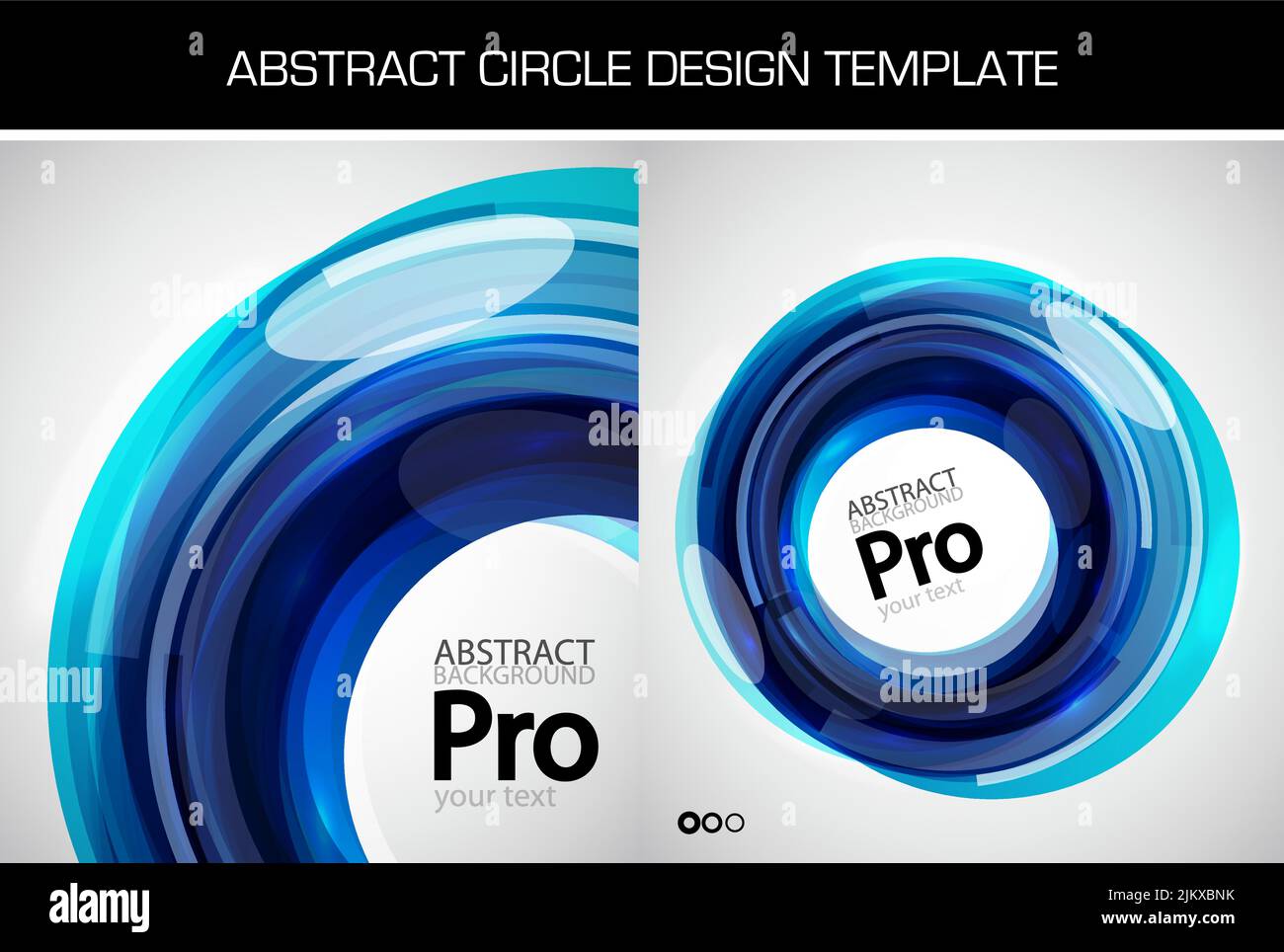 Abstract vector hi-tech round shapes Stock Vector Image & Art - Alamy