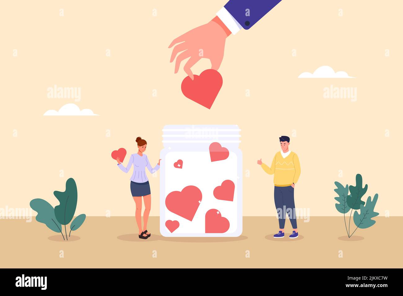 Generous Person Cartoon