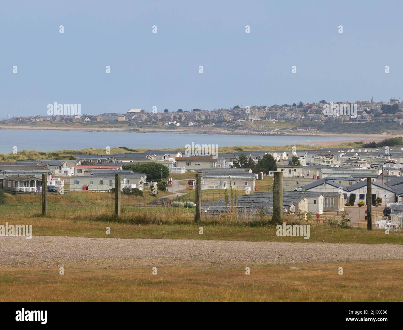 The Silver Sands holiday park next to Covesea Beach offers static ...