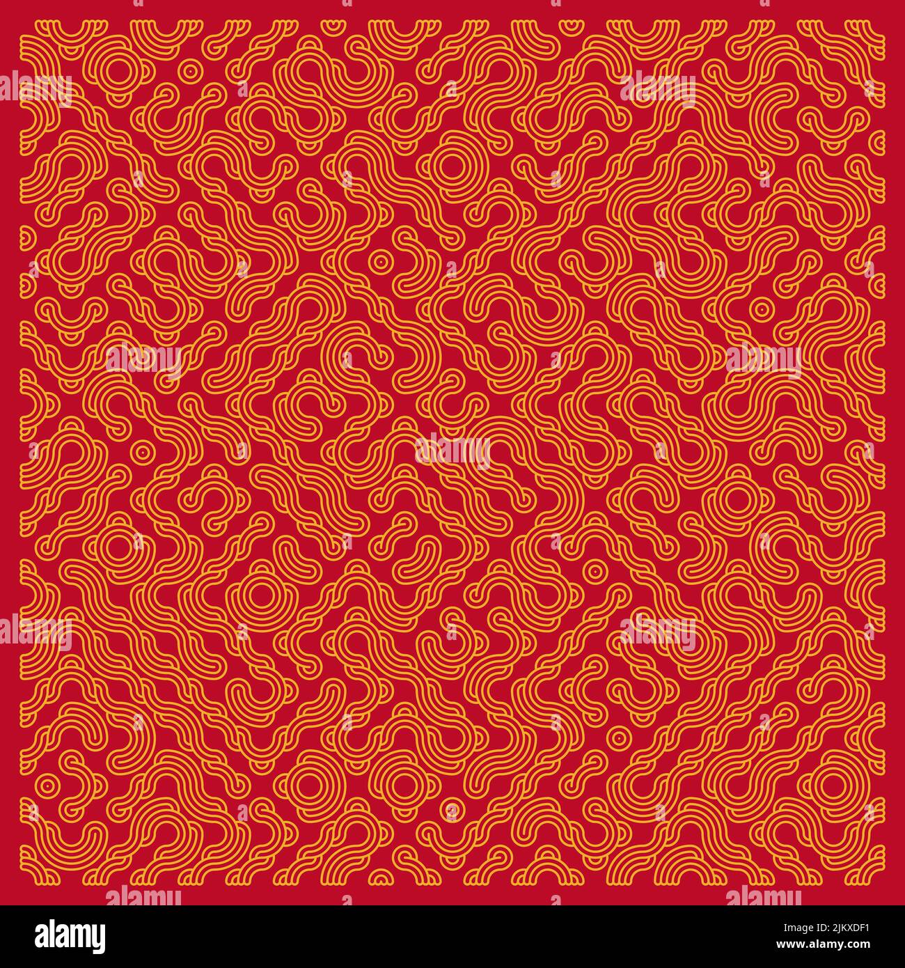 Random color rounded truchet tiling illustration Stock Vector Image ...