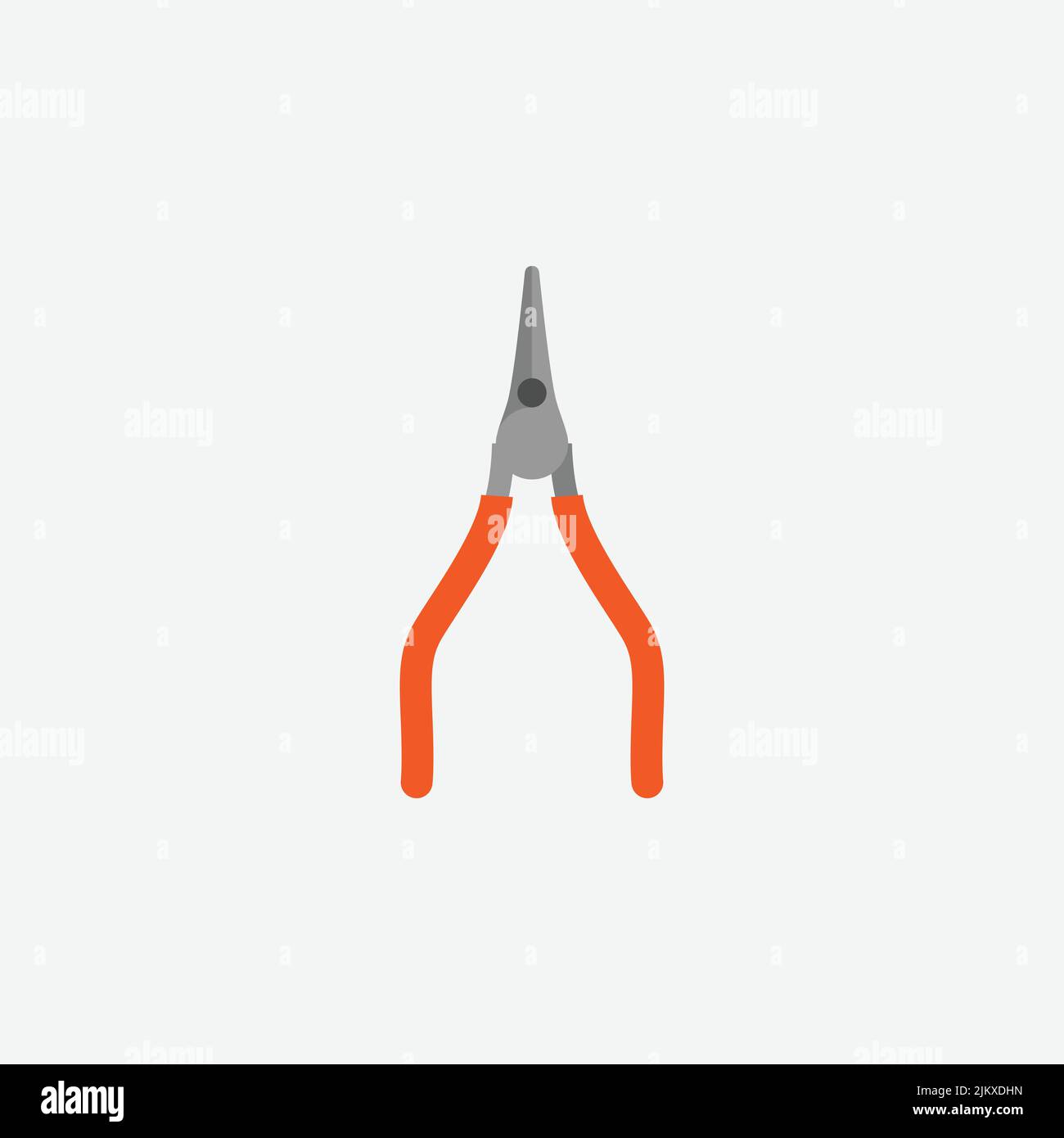 Pliers icon isolated. Construction. - Vector Stock Vector Image & Art ...