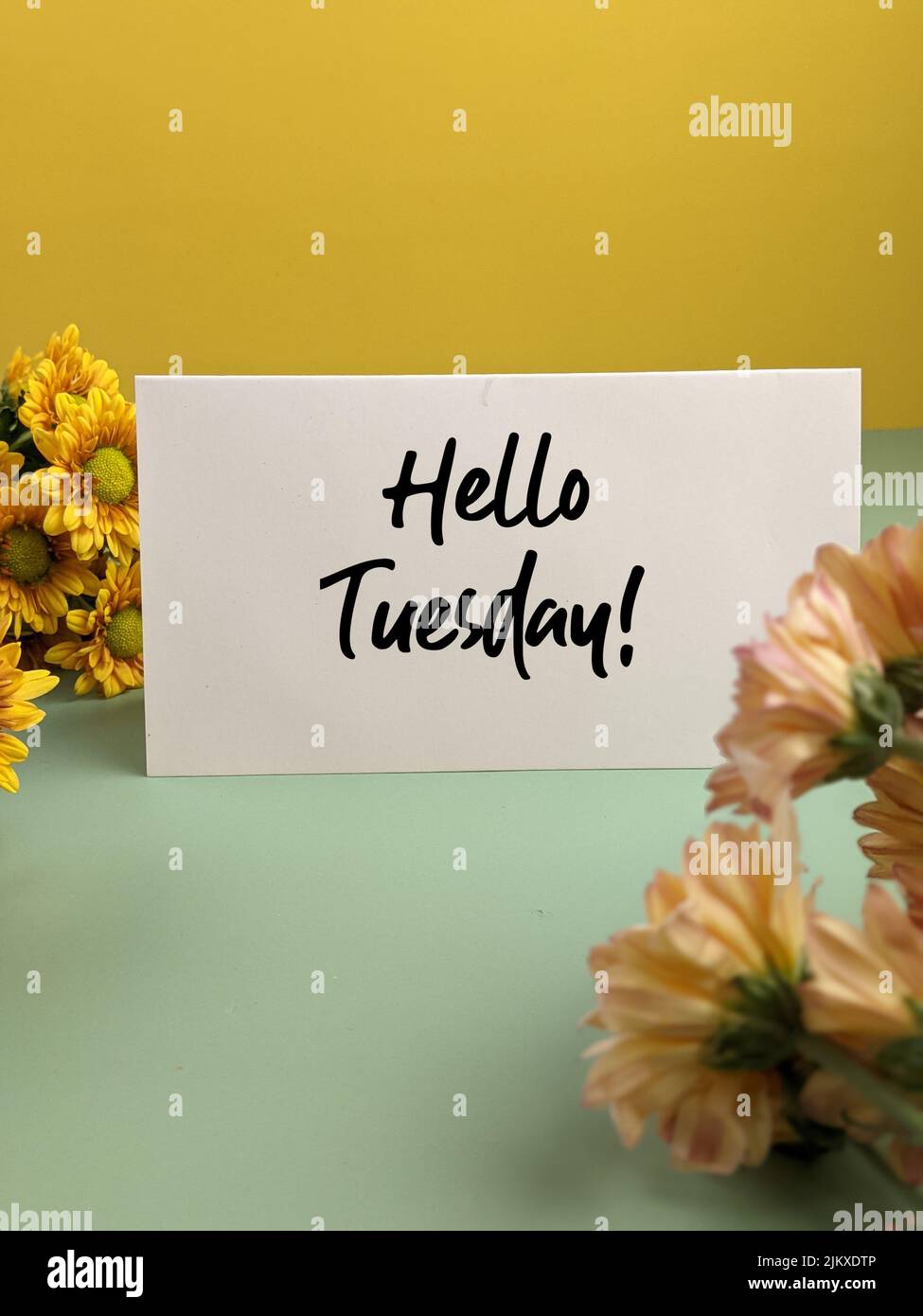 Saying hello with flowers hi-res stock photography and images - Alamy