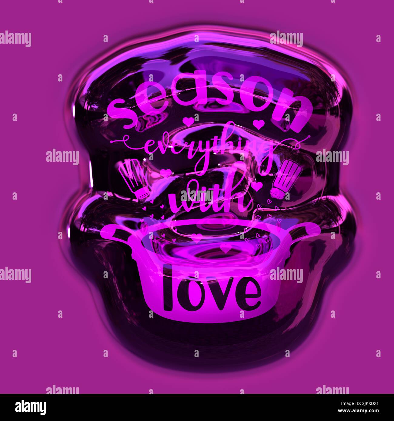 Season Everything With Love Stock Photo Alamy