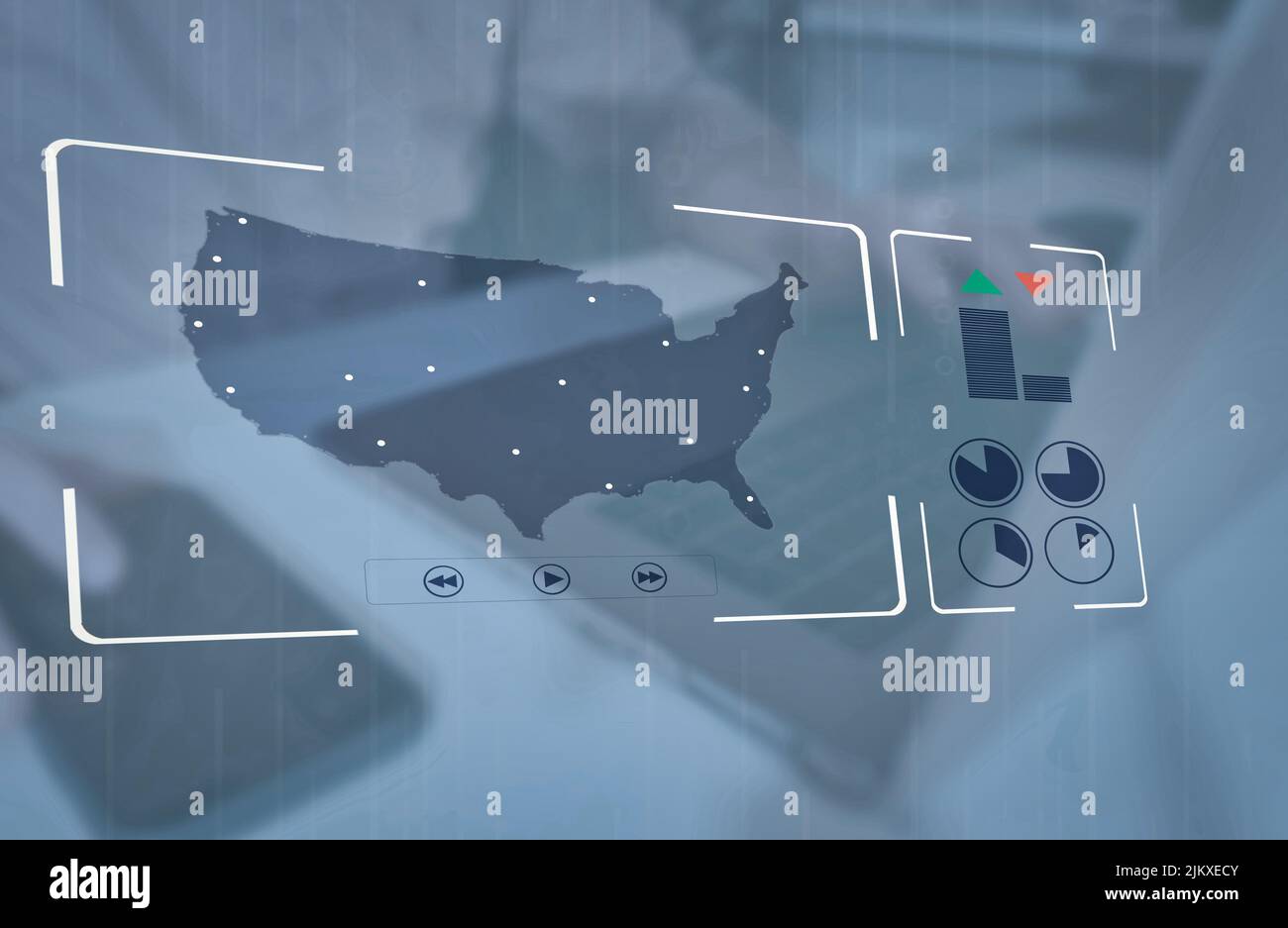 Distribution network map united states hi-res stock photography and ...