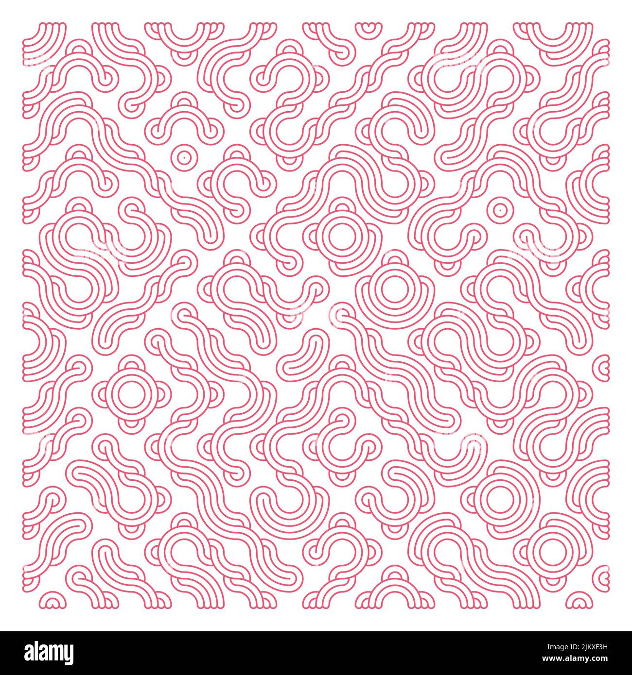 Random color rounded truchet tiling illustration Stock Vector Image ...