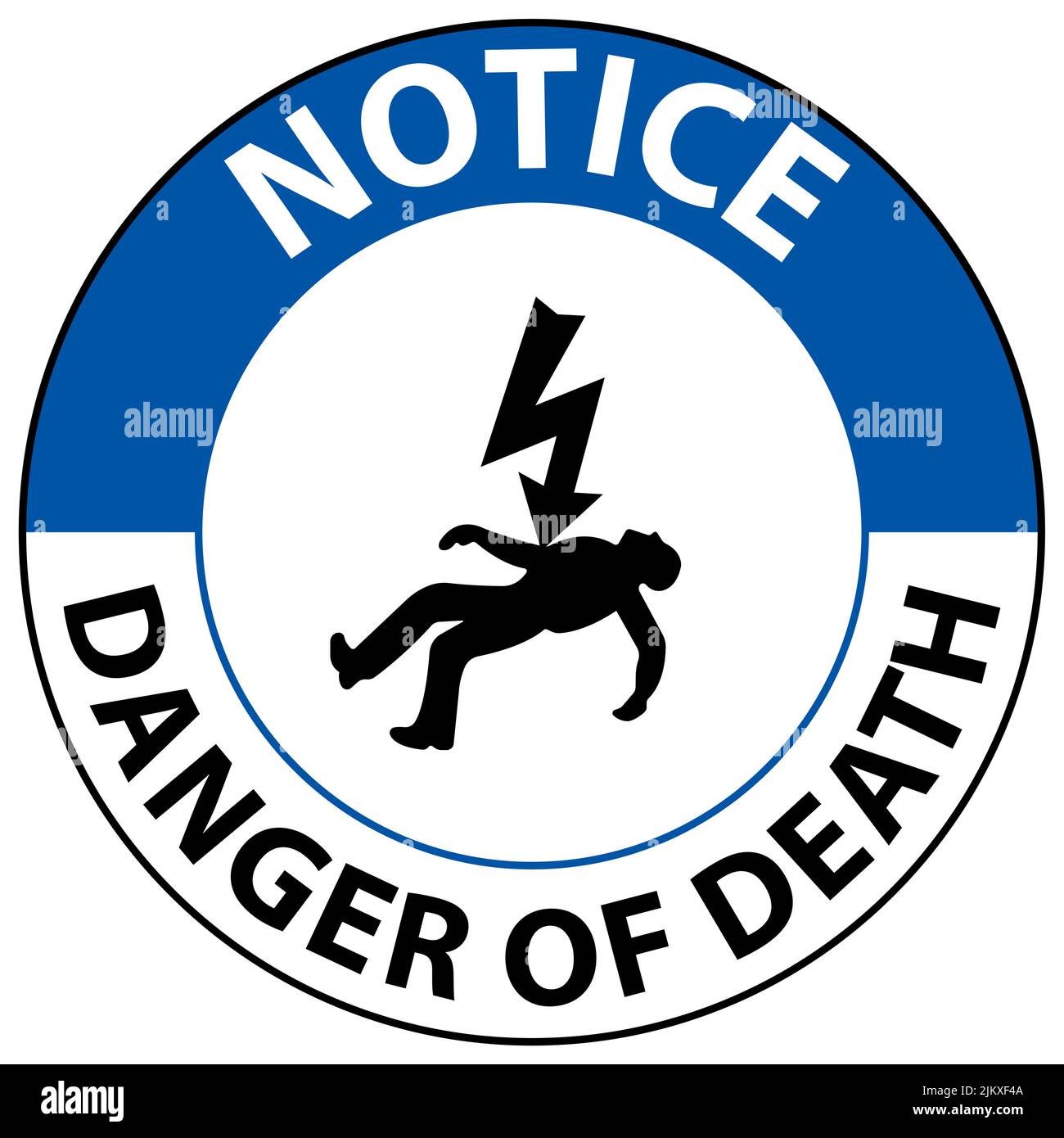 Notice Of Death Sign On White Background Stock Vector Image & Art - Alamy
