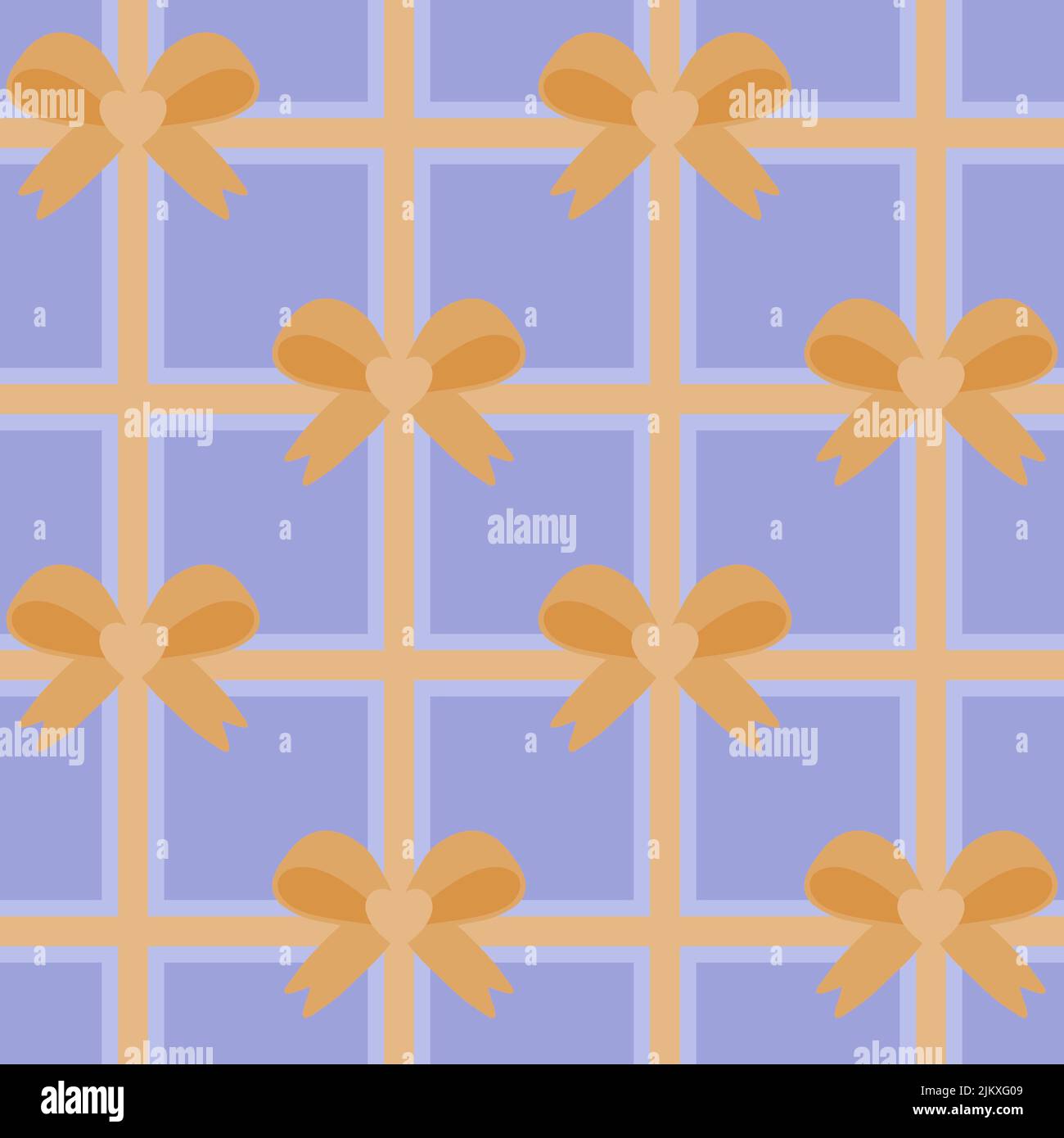 Christmas and new year and birthday gift box seamless bow pattern for ...