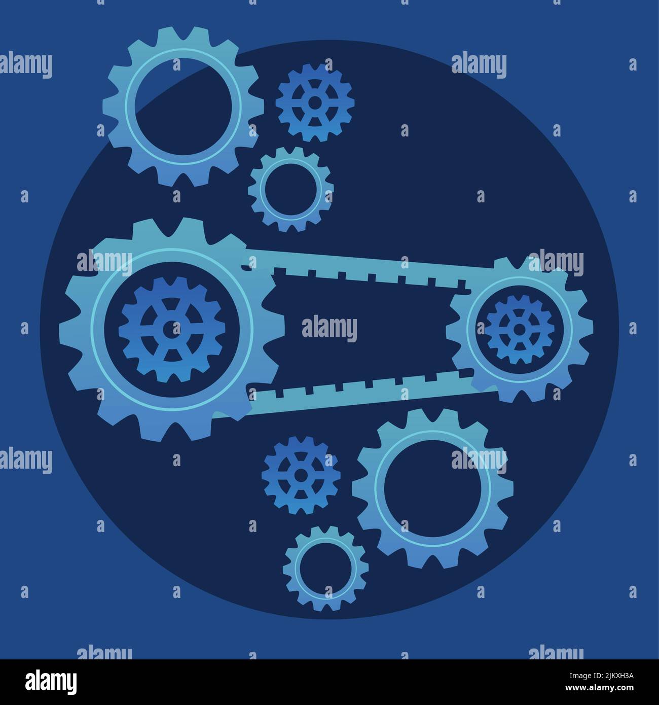 gears machine engineering Stock Vector Image & Art - Alamy