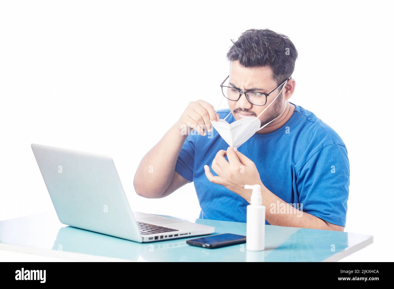 Remove mask hi-res stock photography and images - Alamy