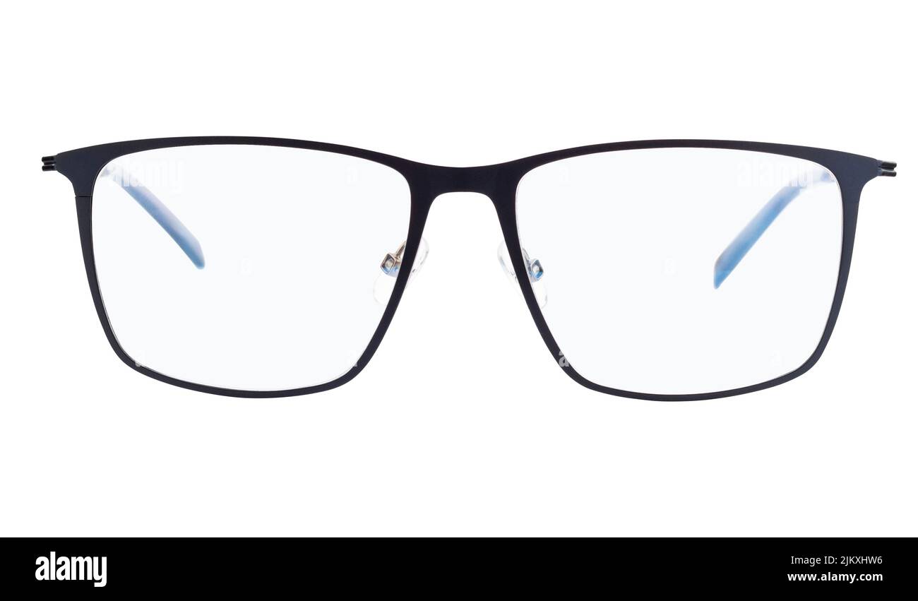 A beautiful shot of optic eyeglasses on a white background Stock Photo ...