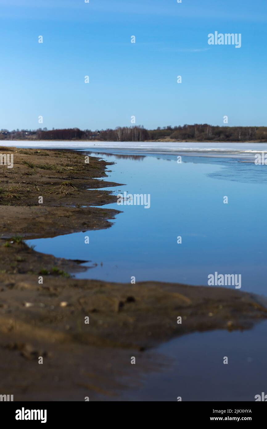 beautiful place, reflections in the water Stock Photo - Alamy