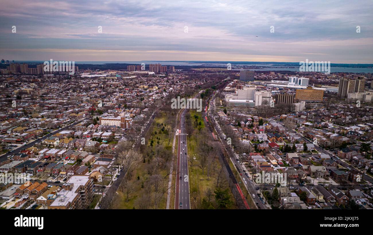Aerial bronx water hi-res stock photography and images - Alamy